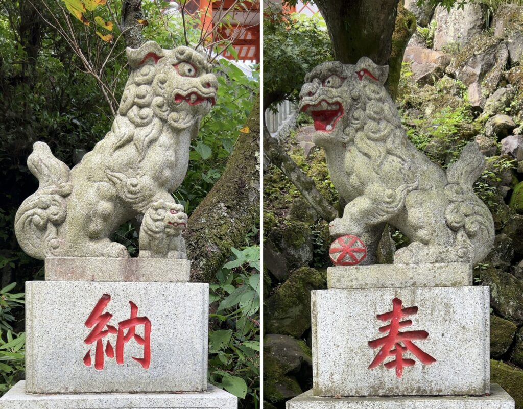 A pair of Komainu as another symbol of Shinto – Foolish Talk from Mt ...